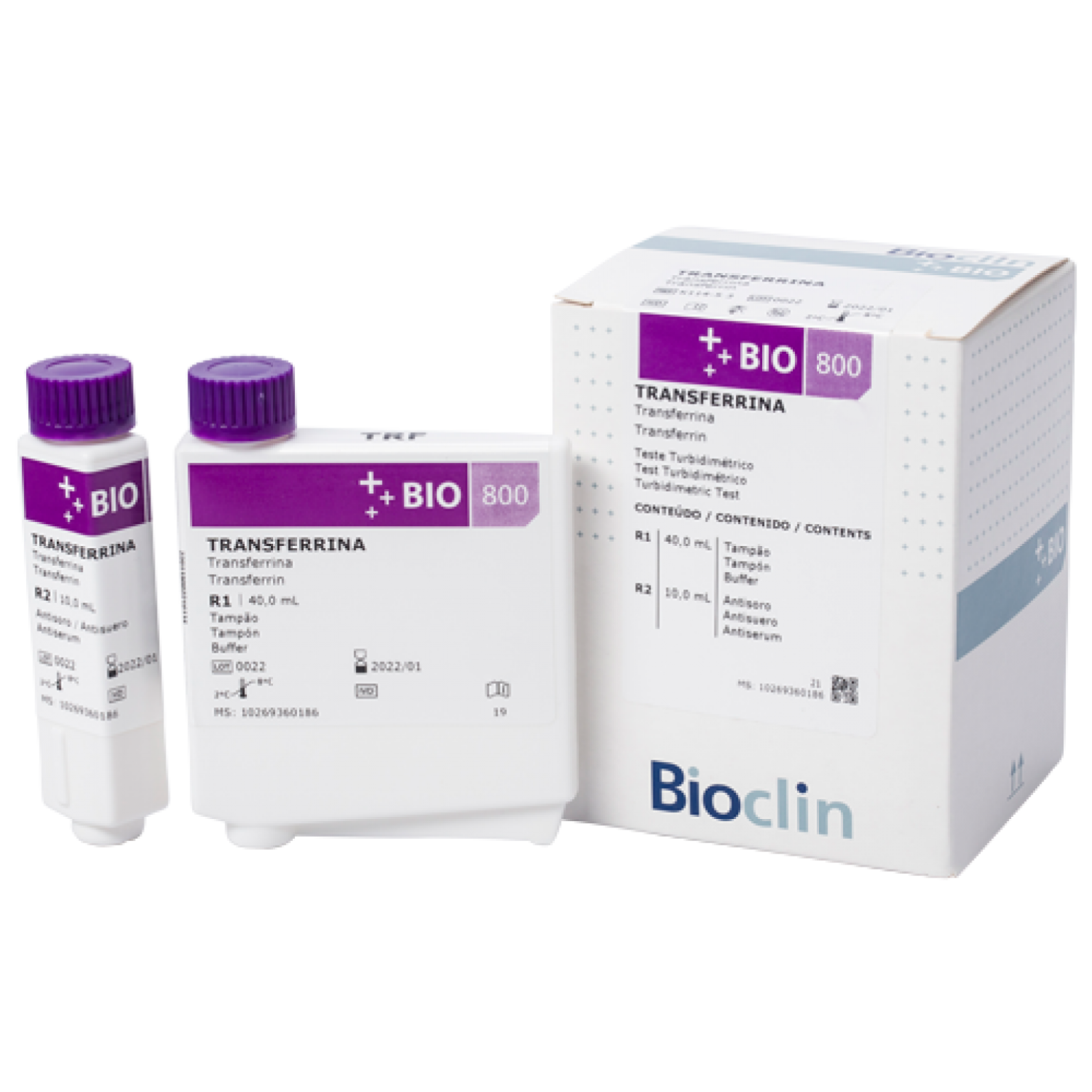 Transferrina (BIO 800 – 50 ML) – K114-5.3 Marca Bioclin – EMBRAMÉDICA ...